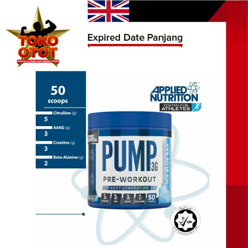 Jual Applied Nutrition Pump 3G Next Generation 50 Servings Preworkout ...