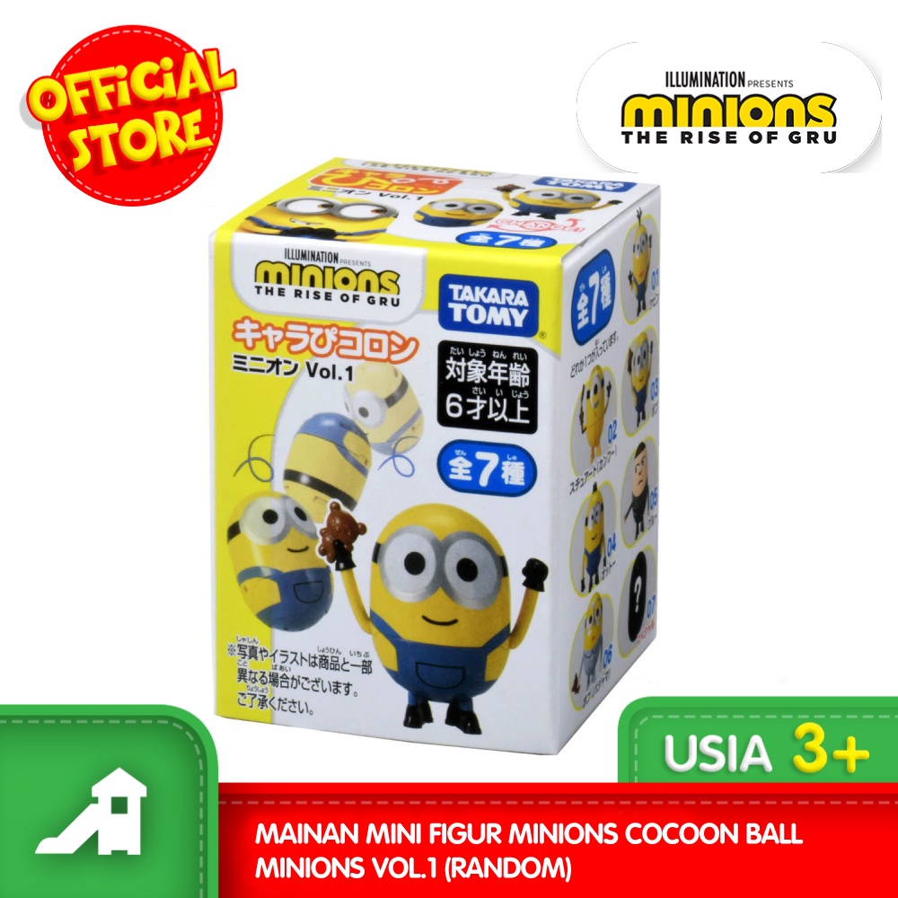 Jual Mainan Mini Figur Minions Cocoon Ball Minions Vol.1 (Random ...