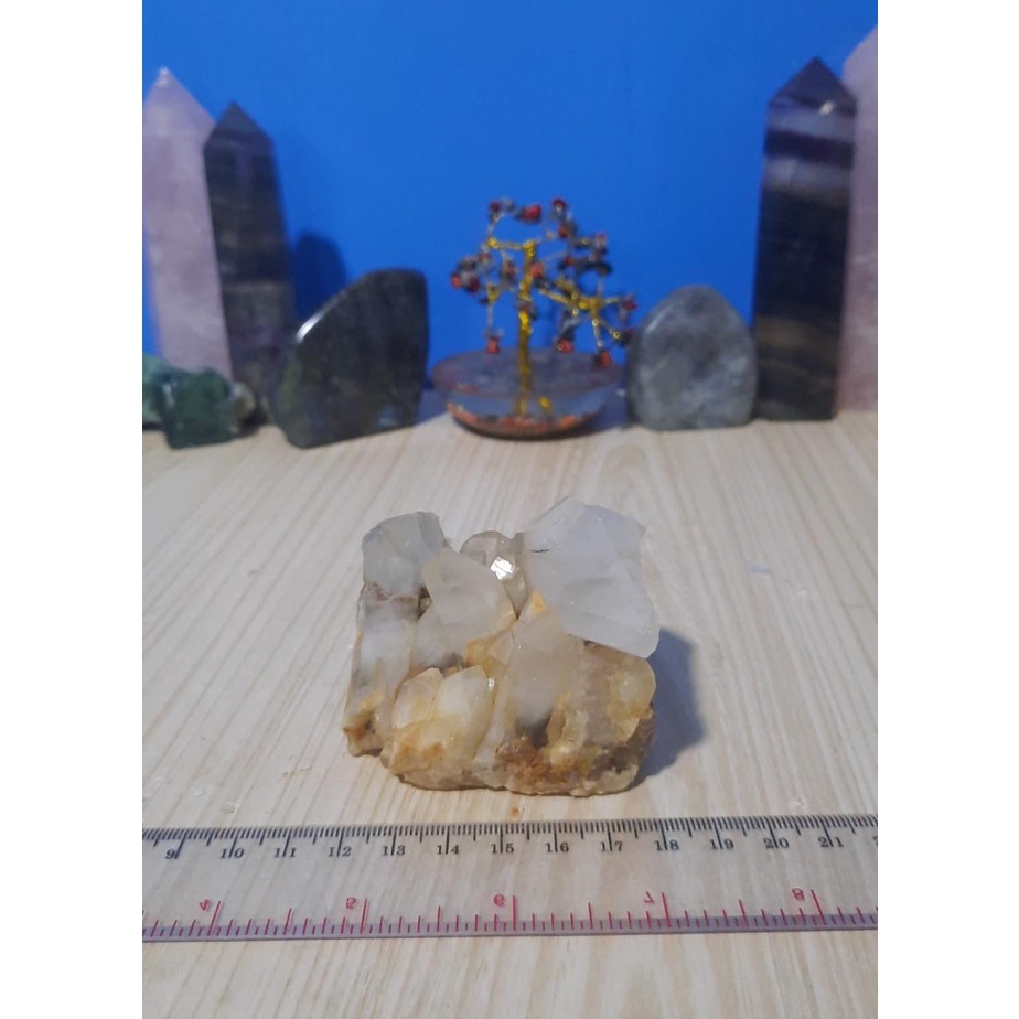 Jual Natural Clear Quartz Cluster Madagascar 233 Grams | Shopee Indonesia