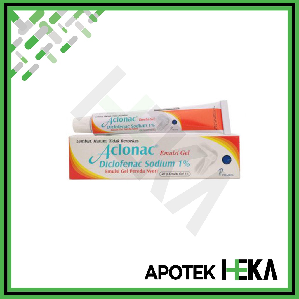 Jual Aclonac Emulsi Gel 20 g - Krim Pereda Nyeri (SEMARANG) | Shopee ...