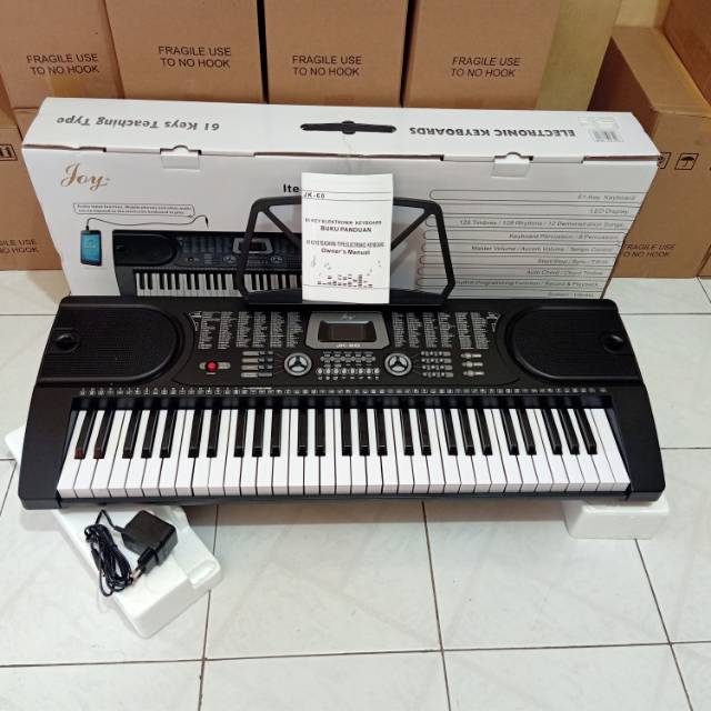 Jual Keyboard Piano Joy JK-60 61-Key Cocok Untuk Pemula | Shopee Indonesia