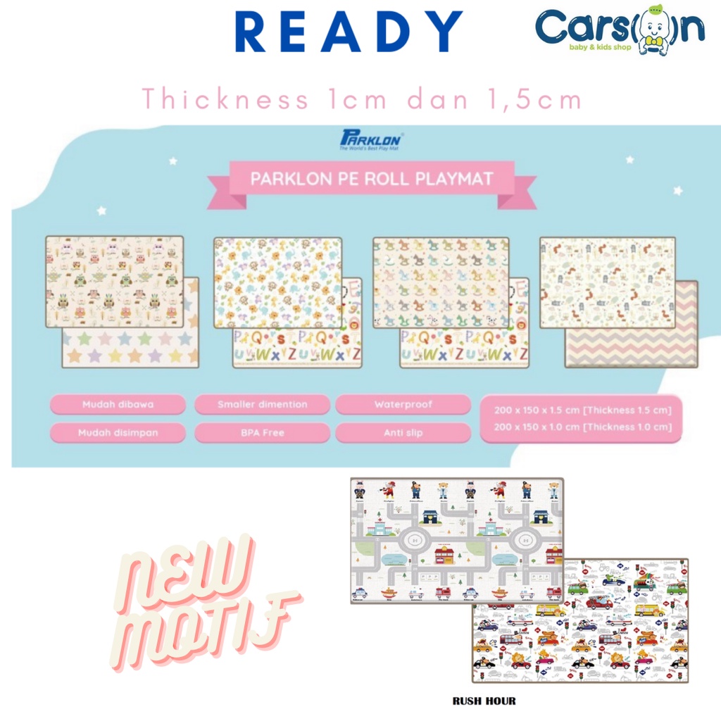 Jual Karpet Parklon Playmat 1.5cm PE/Alas Lantai Anak Bayi | Shopee ...
