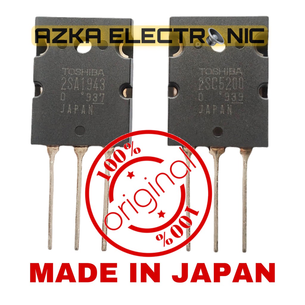 Jual Transistor Toshiba 2SC5200 C5200 & 2SA1943 A1943 Original Japan | Shopee Indonesia