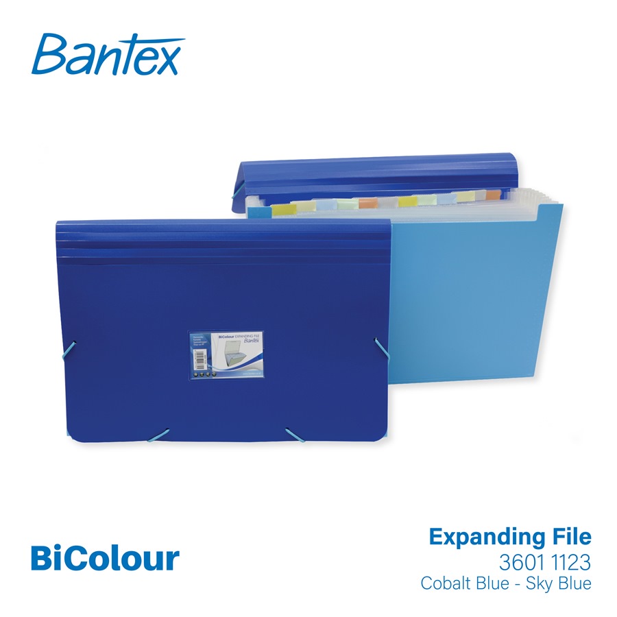 Jual BANTEX EXPANDING FILE BiCOLOUR FC 12 KANTONG 3601 | Shopee Indonesia