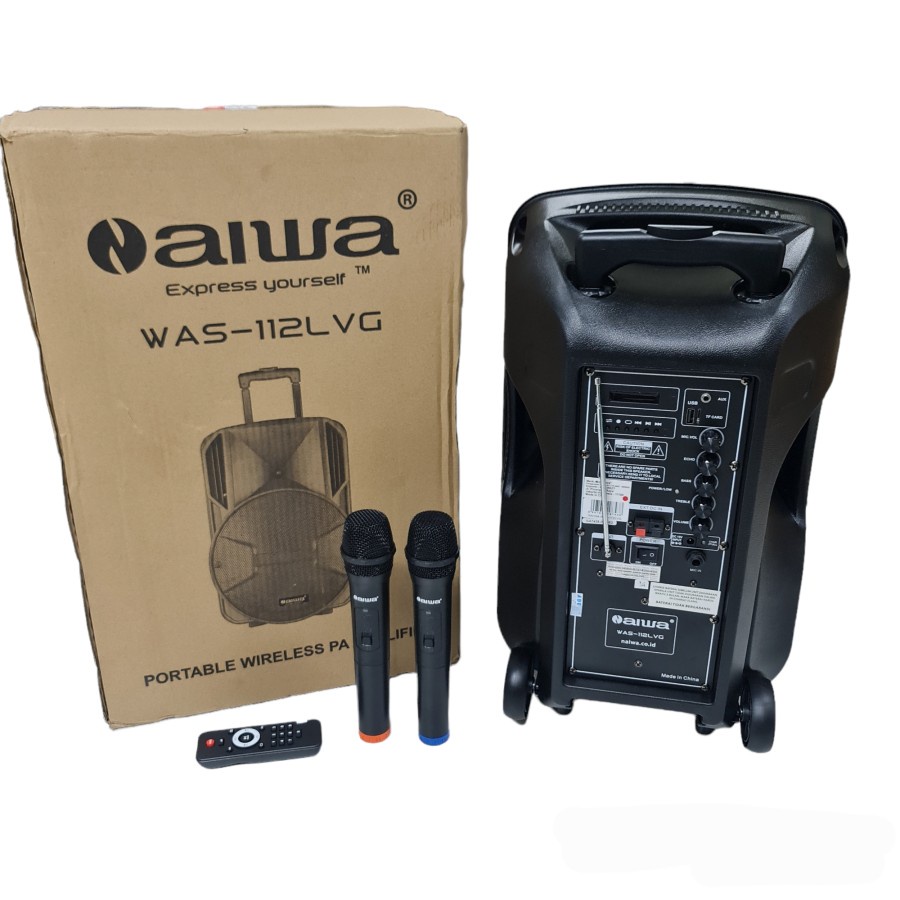 Jual Speaker Aiwa 12 inch WAS 112 LVJ 2 DAN sepeaker portable aiwa 112 ...