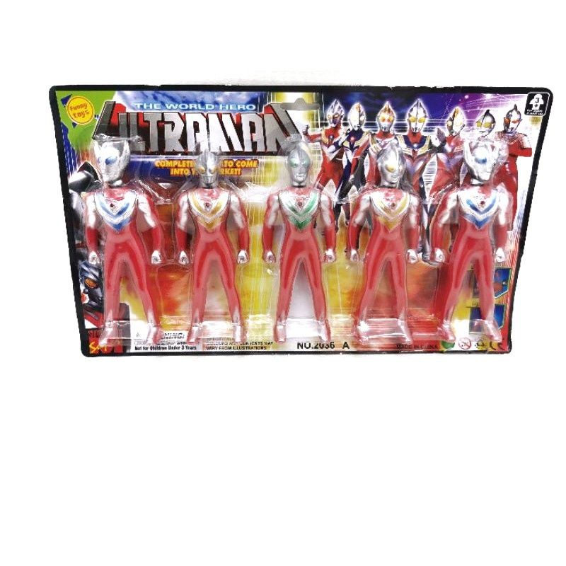 Jual Mainan ultraman 1 set isi 5 pcs | Shopee Indonesia