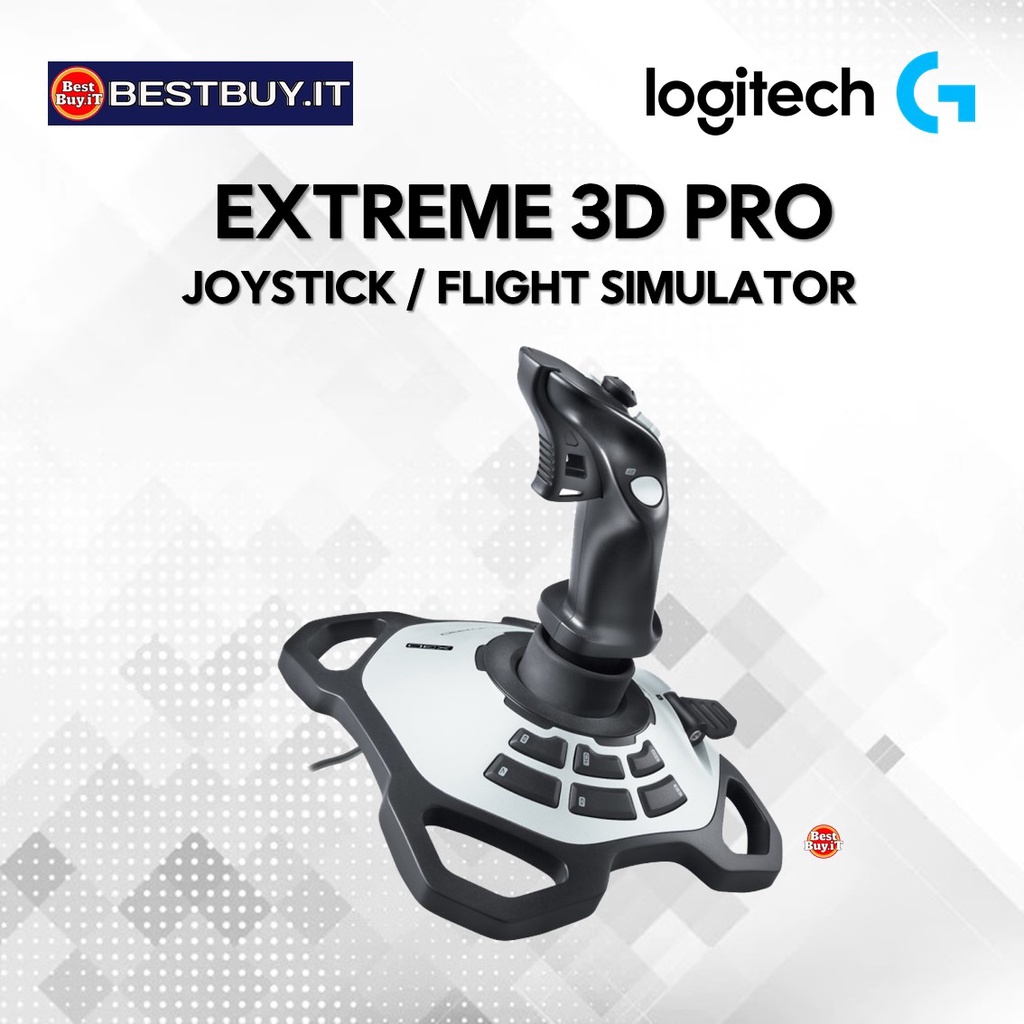 Jual Joystick Logitech Extreme 3D Pro Joystick Flight Simulator untuk ...