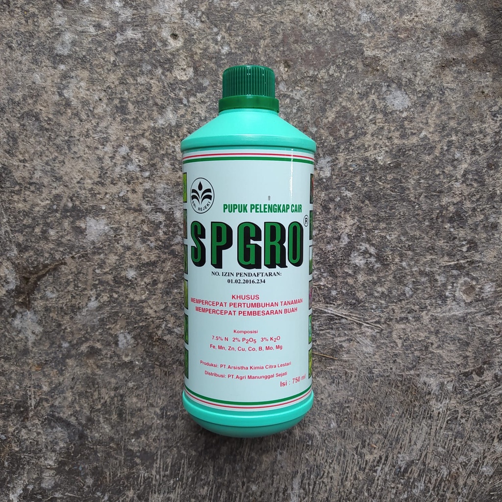 Jual Pupuk Organik Cair SPGRO SUPERGRO Booster Pertumbuhan Tanaman 750ml | Shopee Indonesia