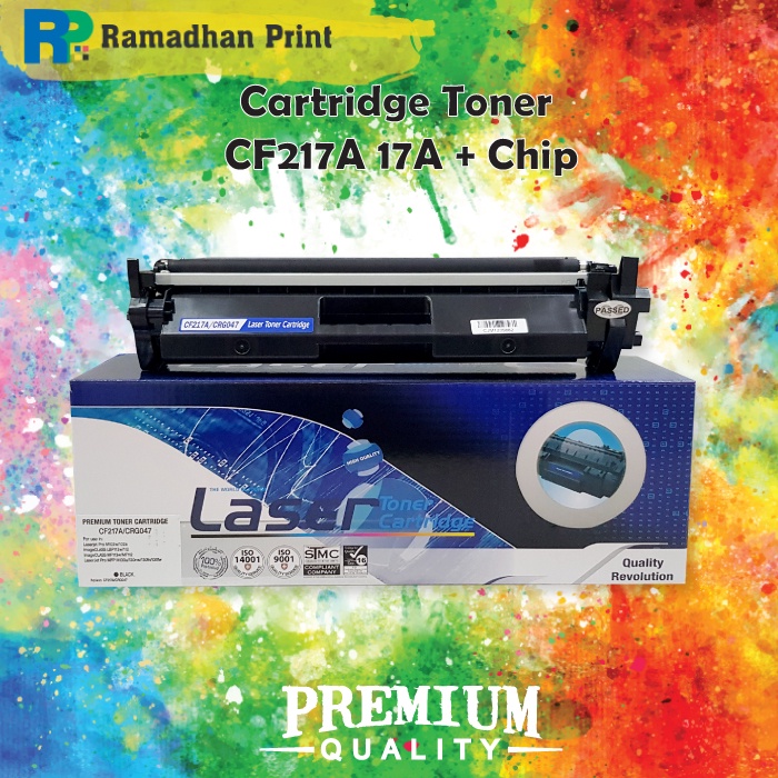 Jual Cartridge Toner HP 17A CF217A + CHIP Printer HP M102a M130a M130nw ...