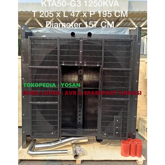 Jual Radiator Genset Cummins Kta50-G3-1250 Kva | Shopee Indonesia
