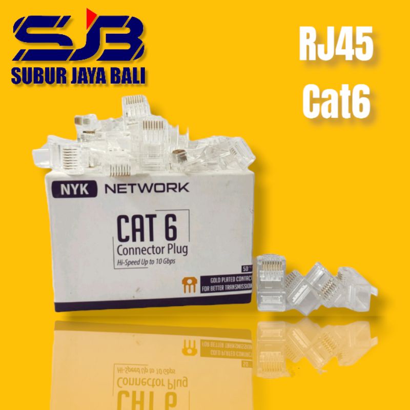 Jual RJ45 Connector RJ45 Cat6 NYK | Shopee Indonesia
