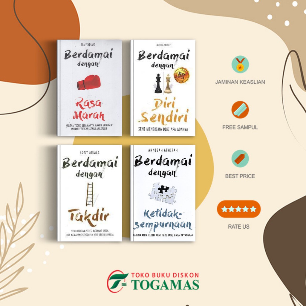 Jual Berdamai Dengan Diri Sendiri//Ketidaksempurnaan//Rasa Marah//Takdir | Shopee Indonesia