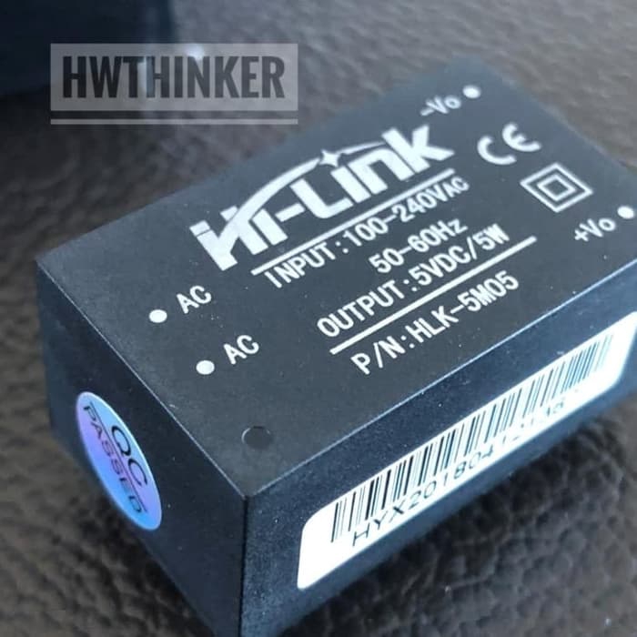 Jual HLK-5M05 AC-DC 220V to 5V Isolated Step-Down Power Supply ...