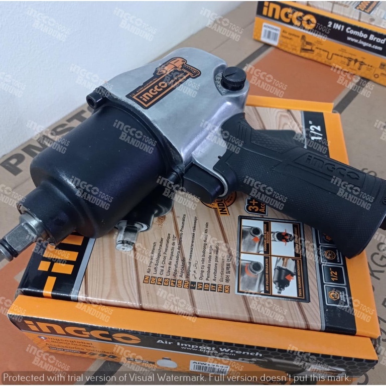 Jual Air Impact Wrench 1/2 inch INGCO AIW12562 Pembuka Baut Baud Mur ...