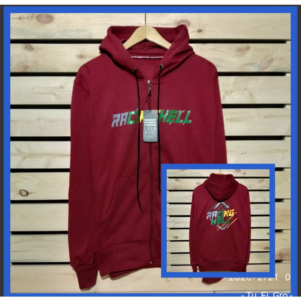 Jual HOODIE POLOS PRIA DISTRO HODIE HITAM Hodie polos Premium MAROON ...