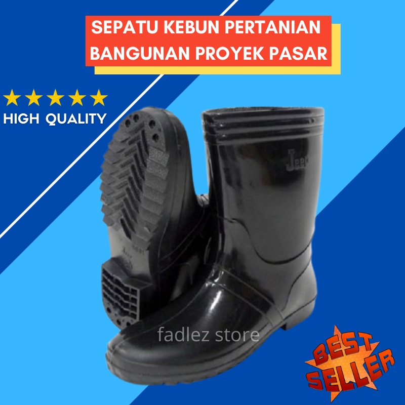 Jual Sepatu Kebun Pria Bisa Wanita Spatu Booth Proyek Pabrik Bangunan ...