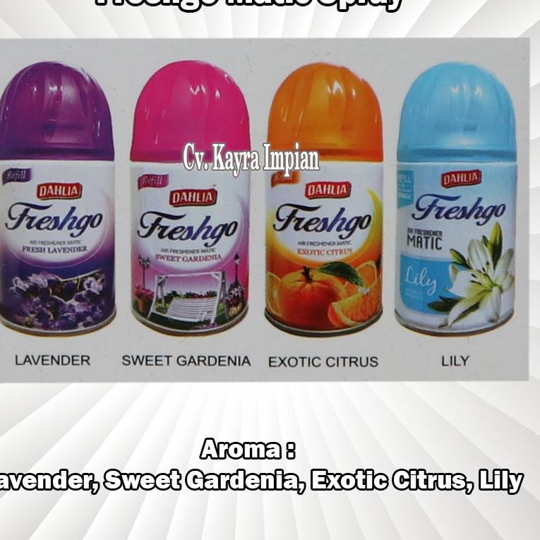 Jual Dahlia Refil Refill Parfum Pengharum Ruangan Aerosol Matic Spray ...