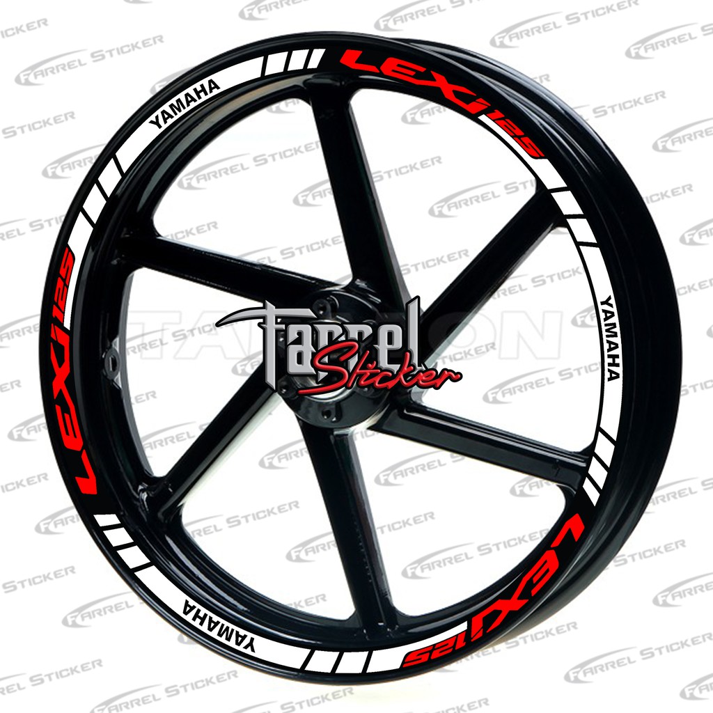 Jual stiker velg sticker velek lexi | Shopee Indonesia