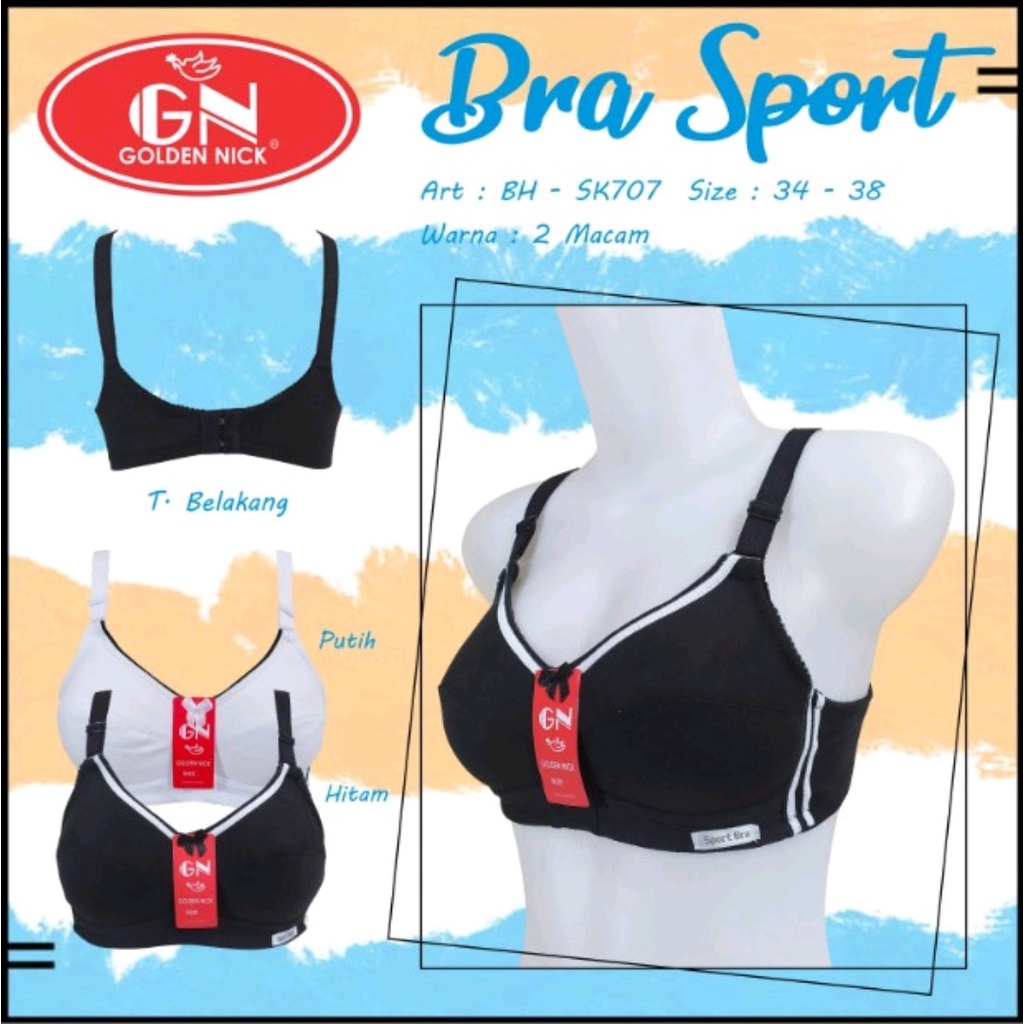 Jual GOLDEN NICK 707 BRA SPORT - BH WANITA DAN REMAJA | Shopee Indonesia