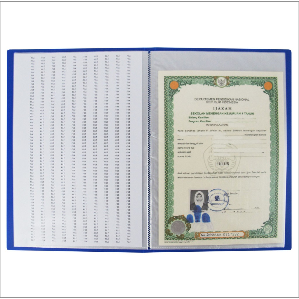 Jual Dokumen Keeper / Clear Holder / Document Keeper / Display Book ...