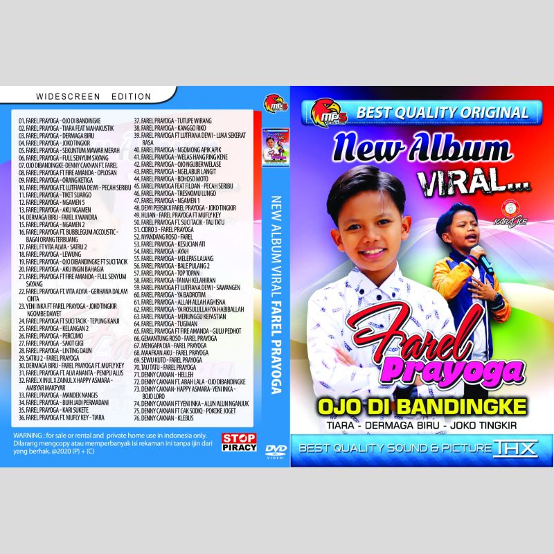 Jual Kaset Mp5 Video Lagu Farel Prayoga New Ojo Dibandingke | Shopee Indonesia
