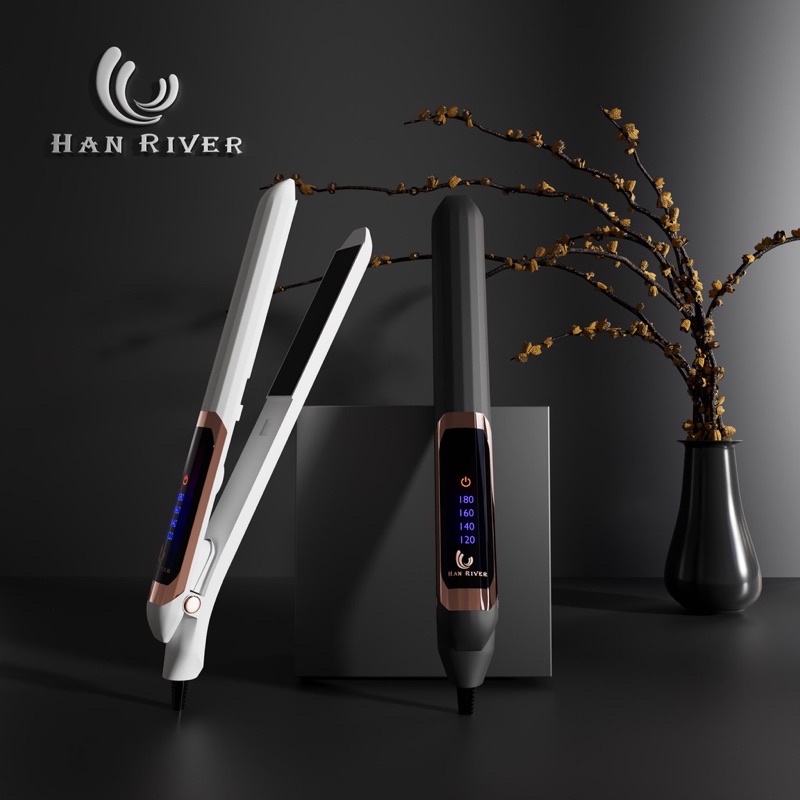 Jual Catok Rambut 2in1 Catok lurus catok curly Han river | Shopee Indonesia