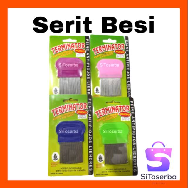 Jual SISIR SERIT BESI KUTU TERMINATOR - SISIR RAMBUT - SISIR TURBO ...