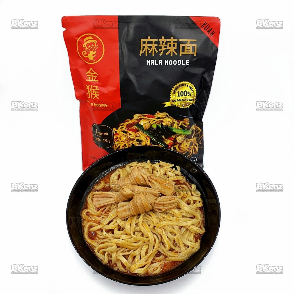 Jual Golden Monkey Mie Instan Goreng / Kuah Mala – Malatang Hotpot ...