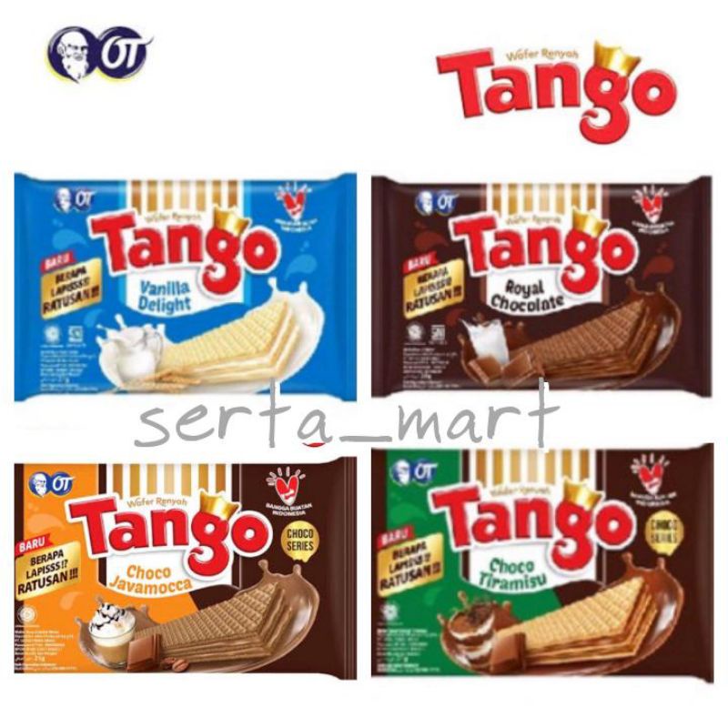 Jual Tango Long Wafer - Biskuit Tango Coklat / Vanila / Choco Tiramisu ...