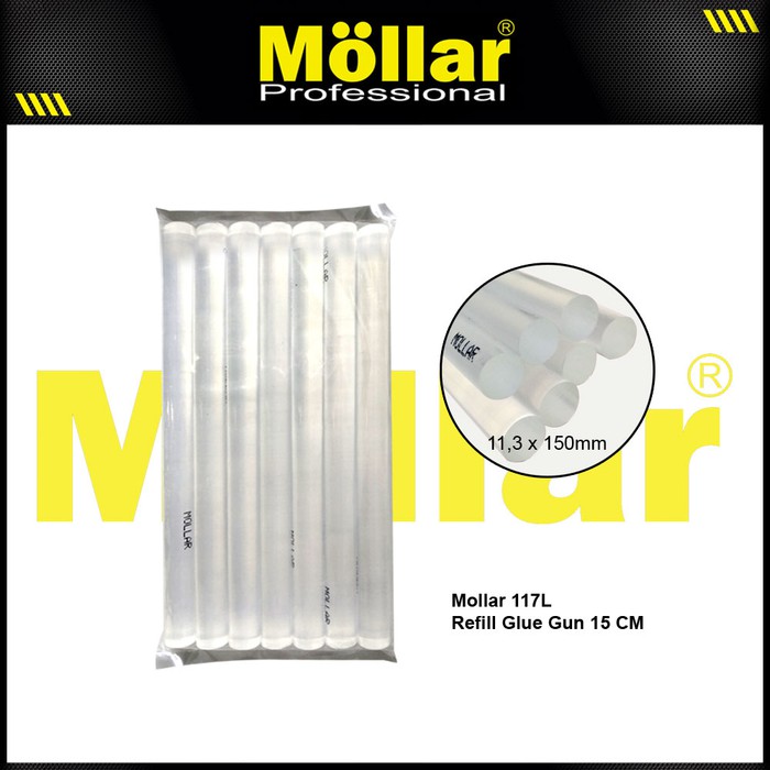 Jual MOLLAR 117L715 7 Pcs Refill Isi Lem Tembak Glue Gun Ukuran Besar ...
