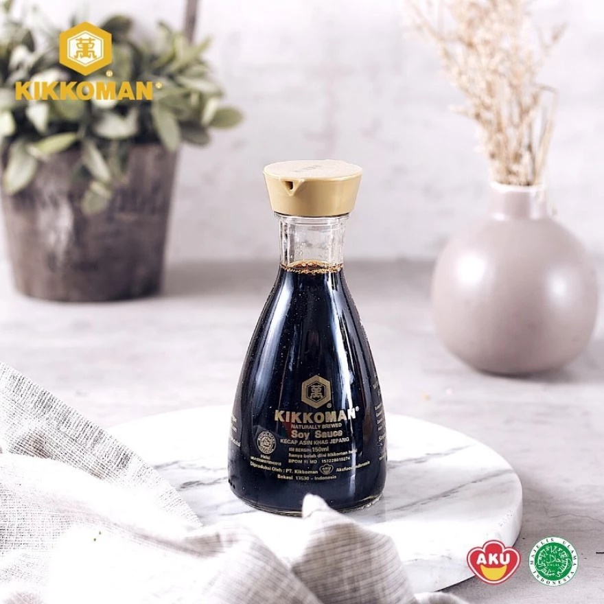 Jual KIKKOMAN SOY SAUCE KECAP ASIN JEPANG SUSHI SHOYU UNTUK MASAK HALAL ...