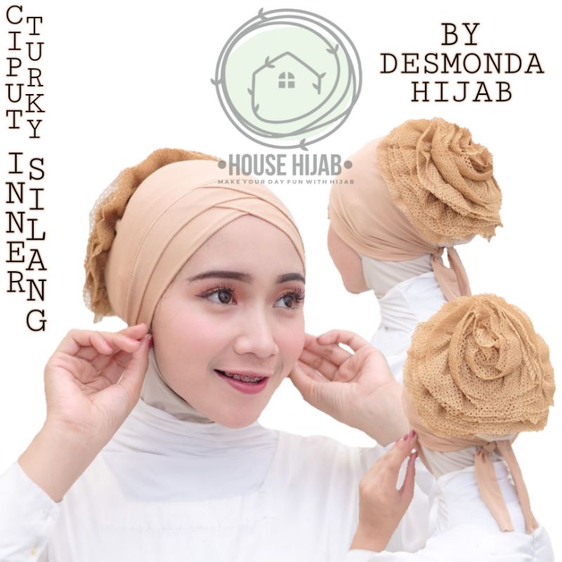 Jual Ciput TURKI SILANG | Inner Turki Silang BY Desmonda Hijab ORIGINAL ...