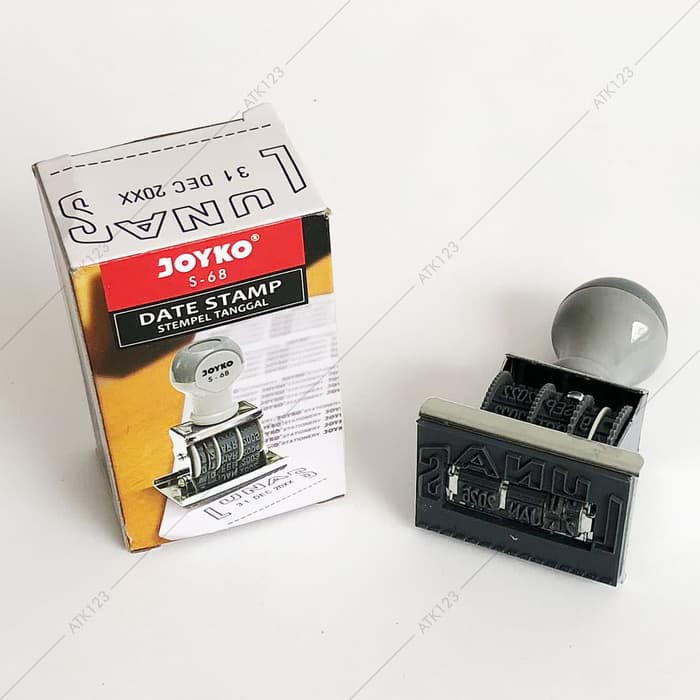 Jual Stempel LUNAS Tanggal Stampel Stamp For Nota Kasir | Bahan Karet ...