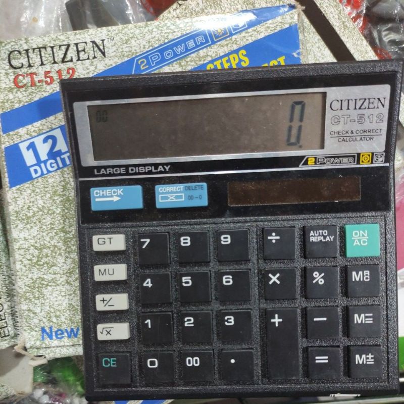 Jual KALKULATOR CITIZEN CT-512 12 DIGIT | CALCULATOR | KALKULATOR ...