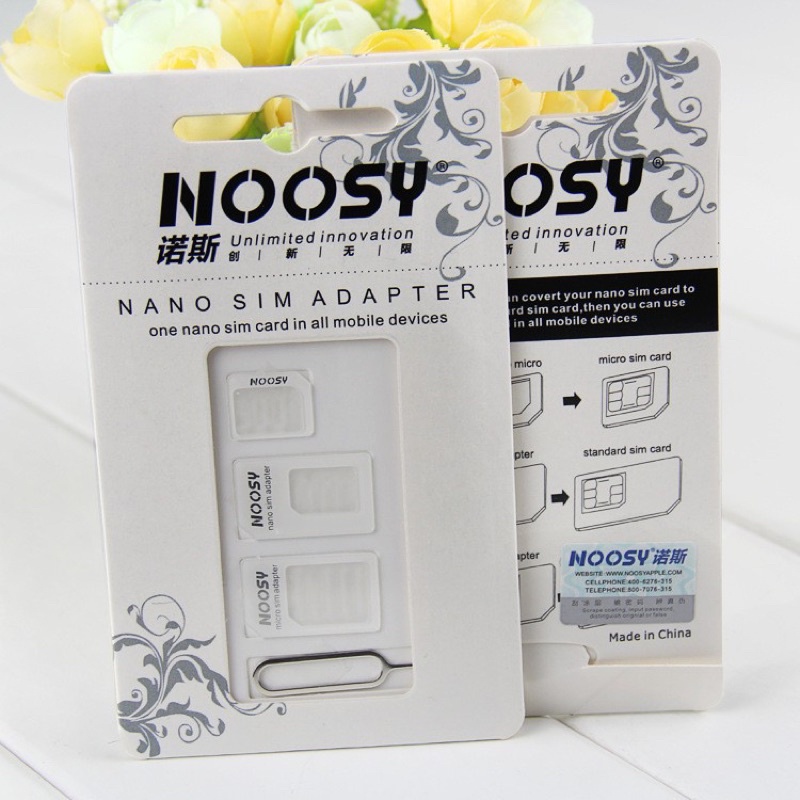 Jual ADAPTER SIM CARD NOSSY SIM CARD ADAPTER NANO | Shopee Indonesia