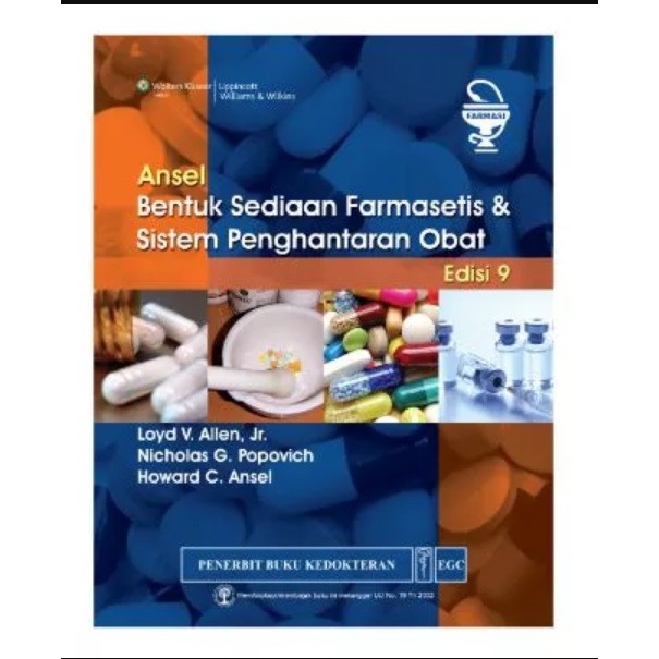 Jual Buku ORI - Buku Ansel Bentuk Sediaan Farmasetis & Sistem ...