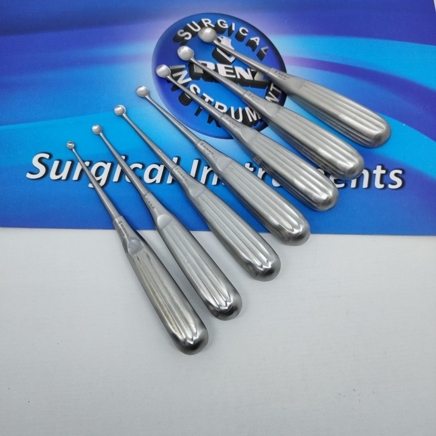 Jual Alat Medis Alkes Bruns Bone Curettes ( Round) 17 cm|Renz Surgical ...