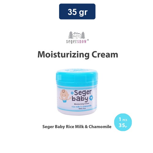 Jual Seger Baby Moisturizing Cream Blue 35 gr | Shopee Indonesia