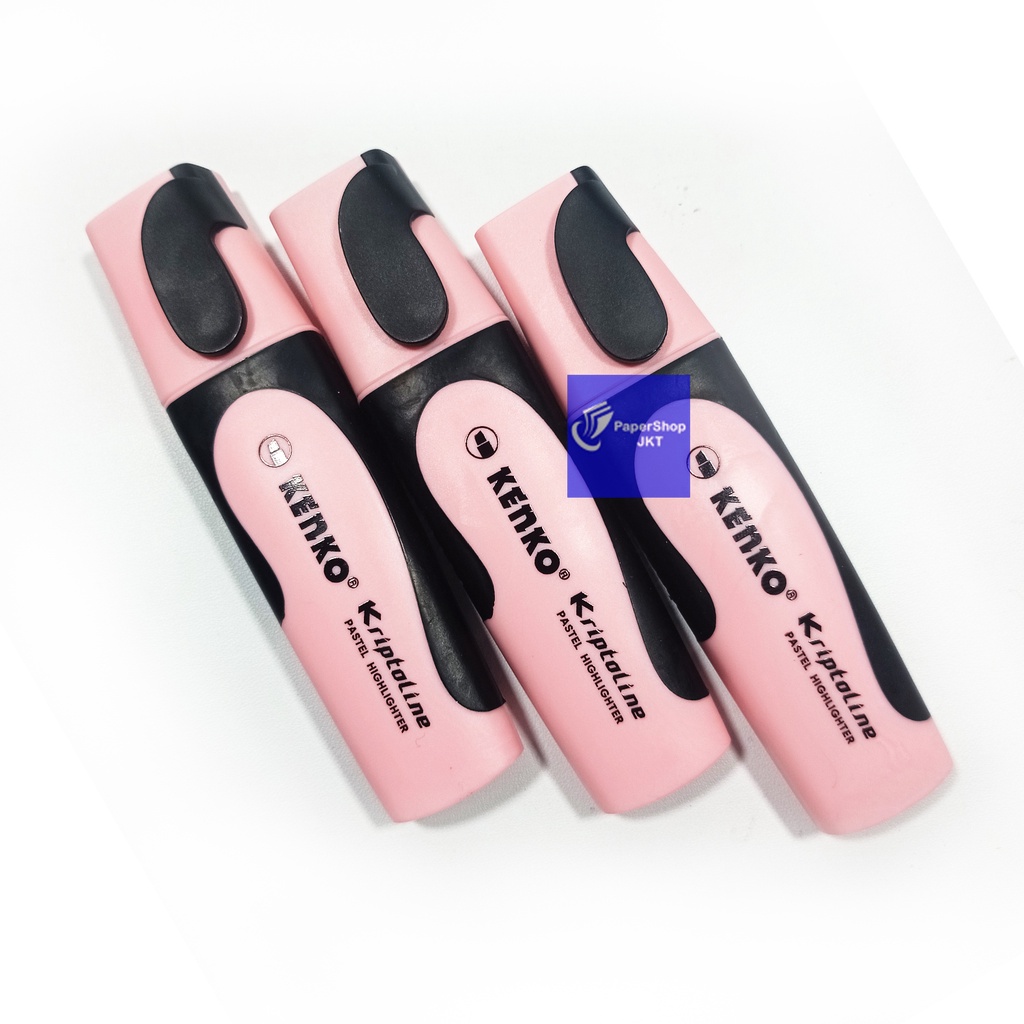 Jual KENKO - Highlighter Kriptoline Pastel Warna - Pcs | Shopee Indonesia
