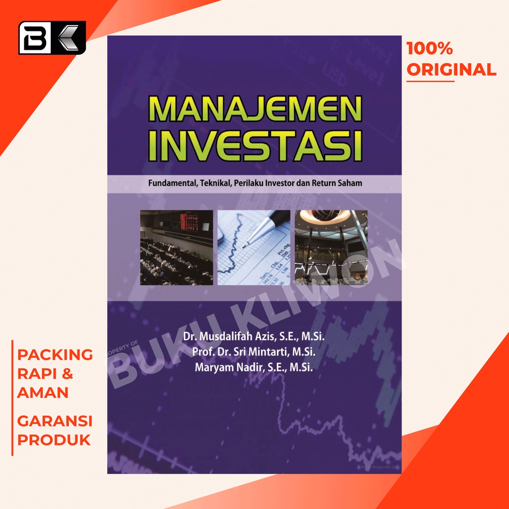 Jual Buku Manajemen Investasi Fundamental, Teknikal, Perilaku Investor ...