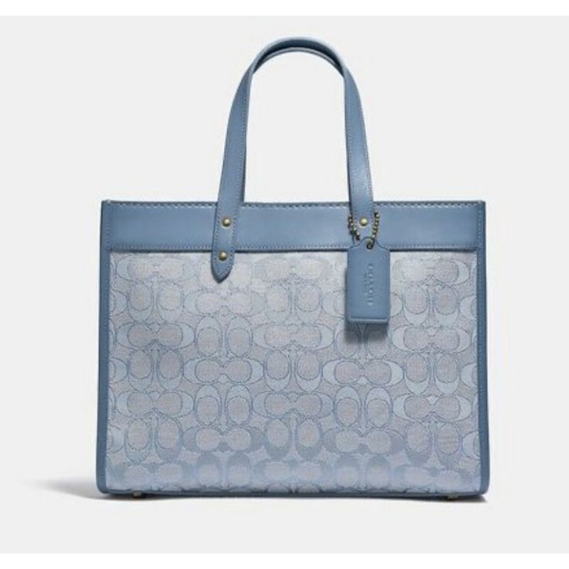 Jual Coach Field Tote 30 In Signature Jacquard (C3282) | Shopee Indonesia