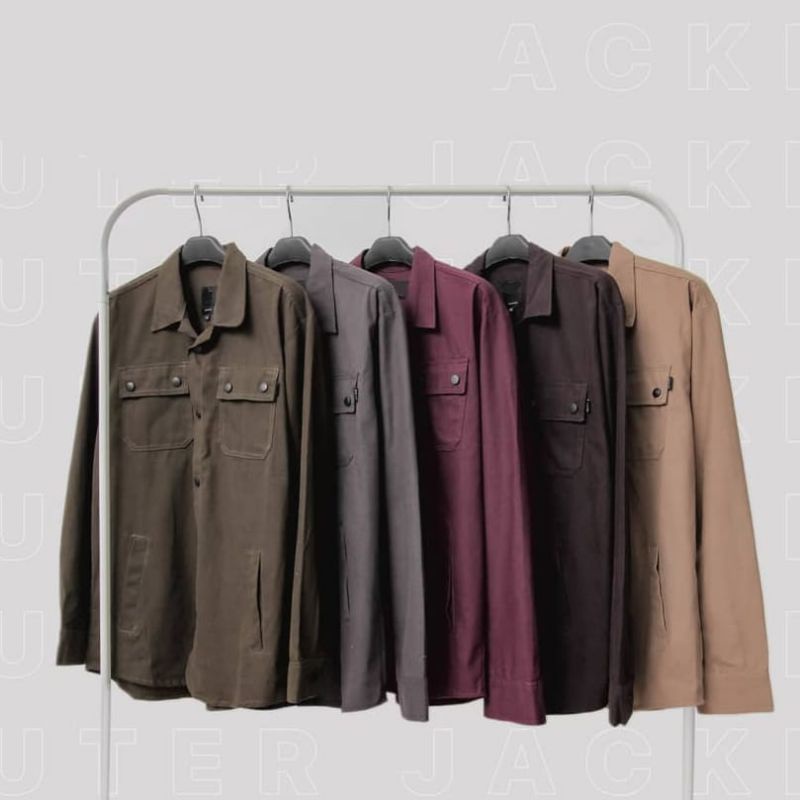 Jual Trucker Jacket Canvas All Variant | Jaket Semi Parka Unisex Pria ...