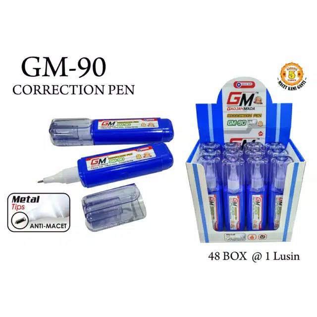 Jual Corection Pulpen / Tip Ex GM Anti macet | Shopee Indonesia