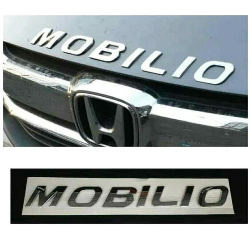 Jual Emblem kap mesin Logo tulisan Mobilio engine moulding | Shopee ...