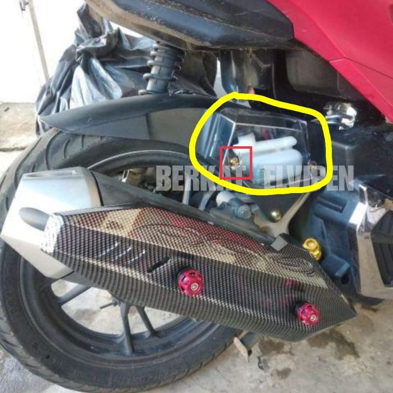 Jual Cover Tutup Tempat Air Radiator Honda Vario 125/150 2018 KHUSUS ...