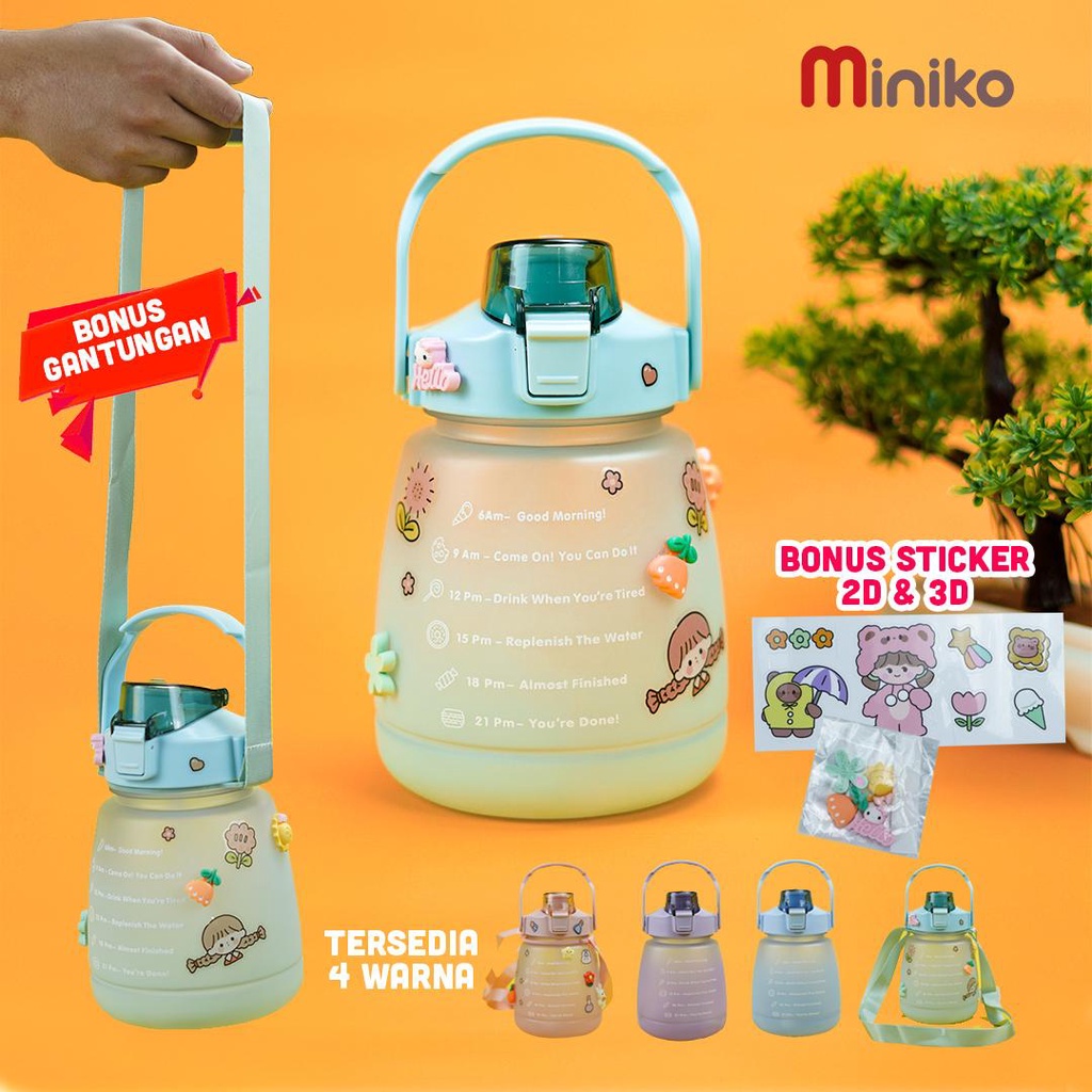 Jual Botol Minum Gemoy 1,3 Liter - Botol Gemoy 1300ml | Shopee Indonesia