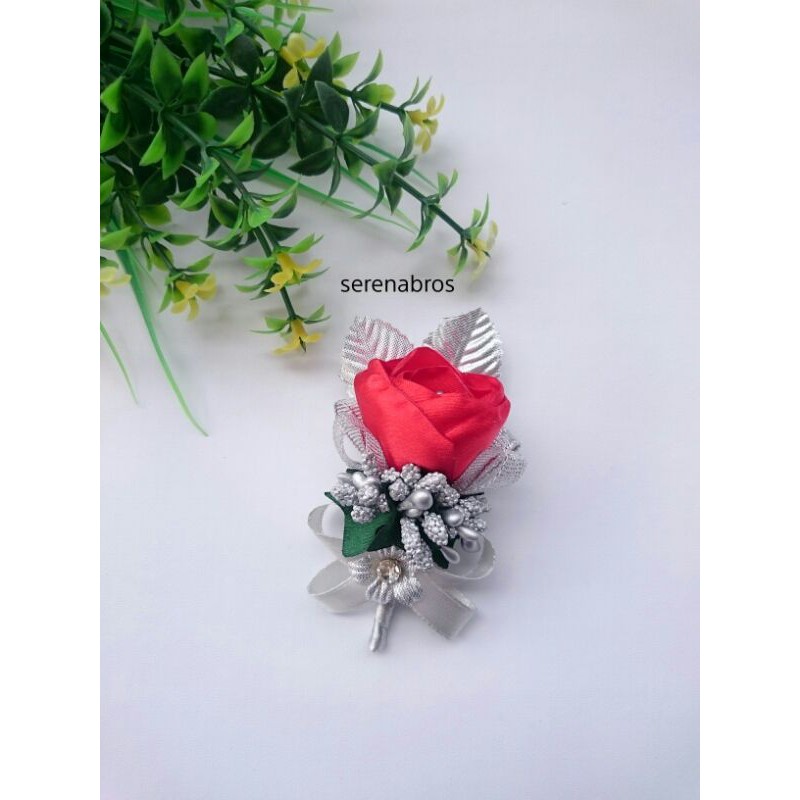 Jual Corsage / Bros bunga / boutonniere / korsase jas - rhinestone ...