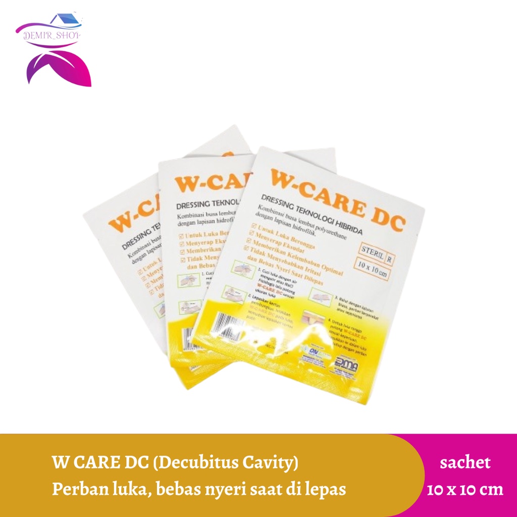 Jual W Care DC Perban Luka Foam Dressing / W-Care DC | Shopee Indonesia