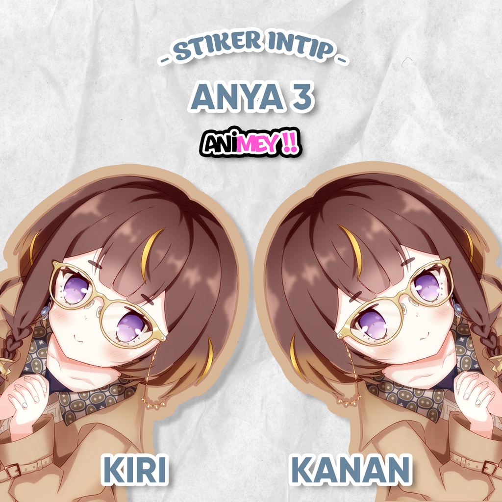 Jual Stiker Anya Melfissa Intip Samping Hololive Vtuber Anime Sticker ...
