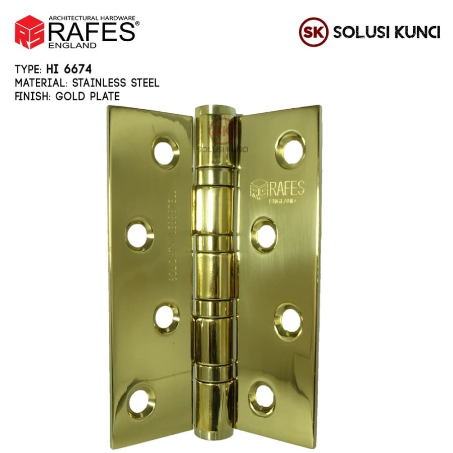Jual Engsel Pintu RAFES Stainless Steel SUS 304 (HI 6674) | Shopee ...